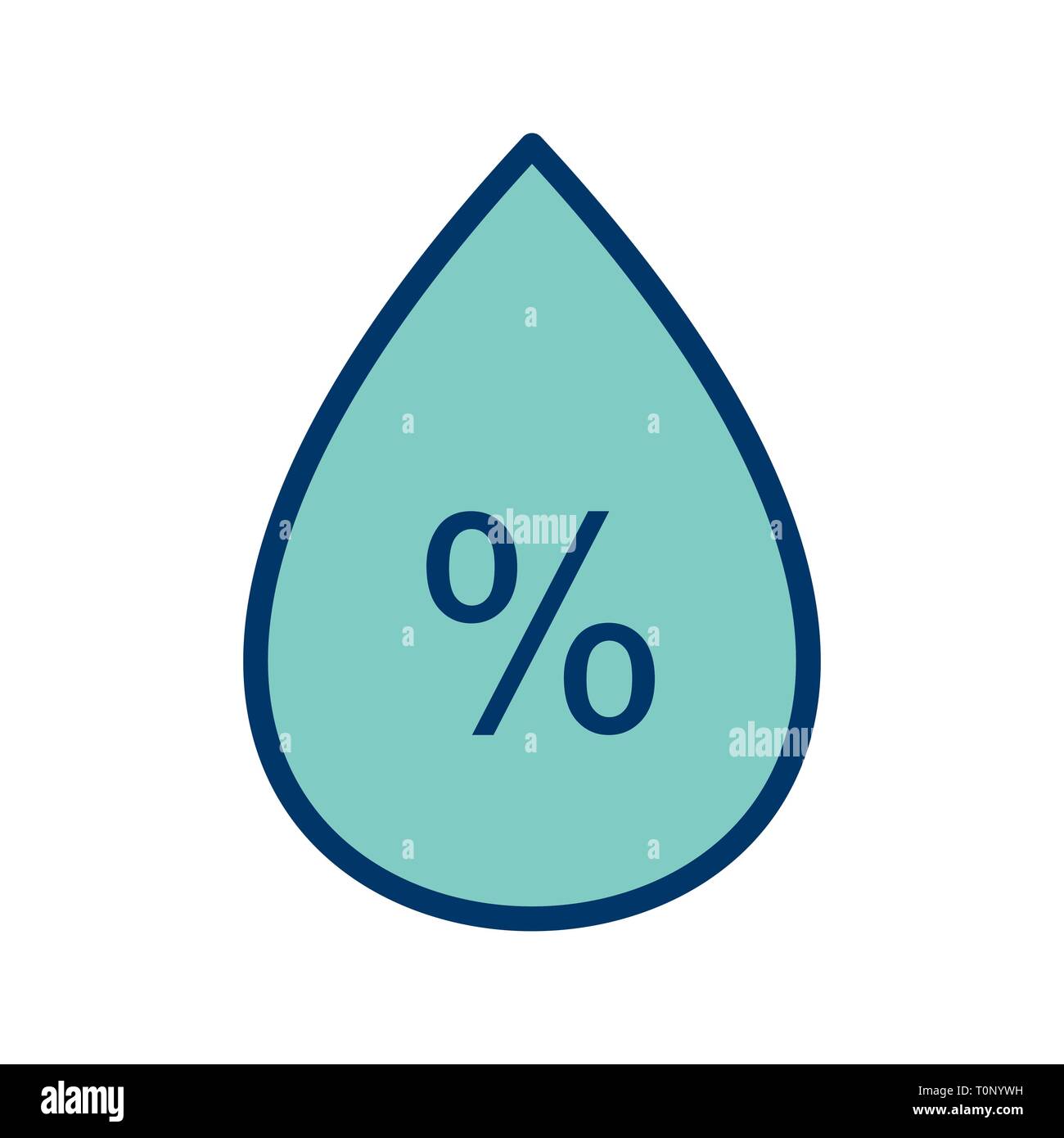Illustration Humidity Icon Stock Photo - Alamy