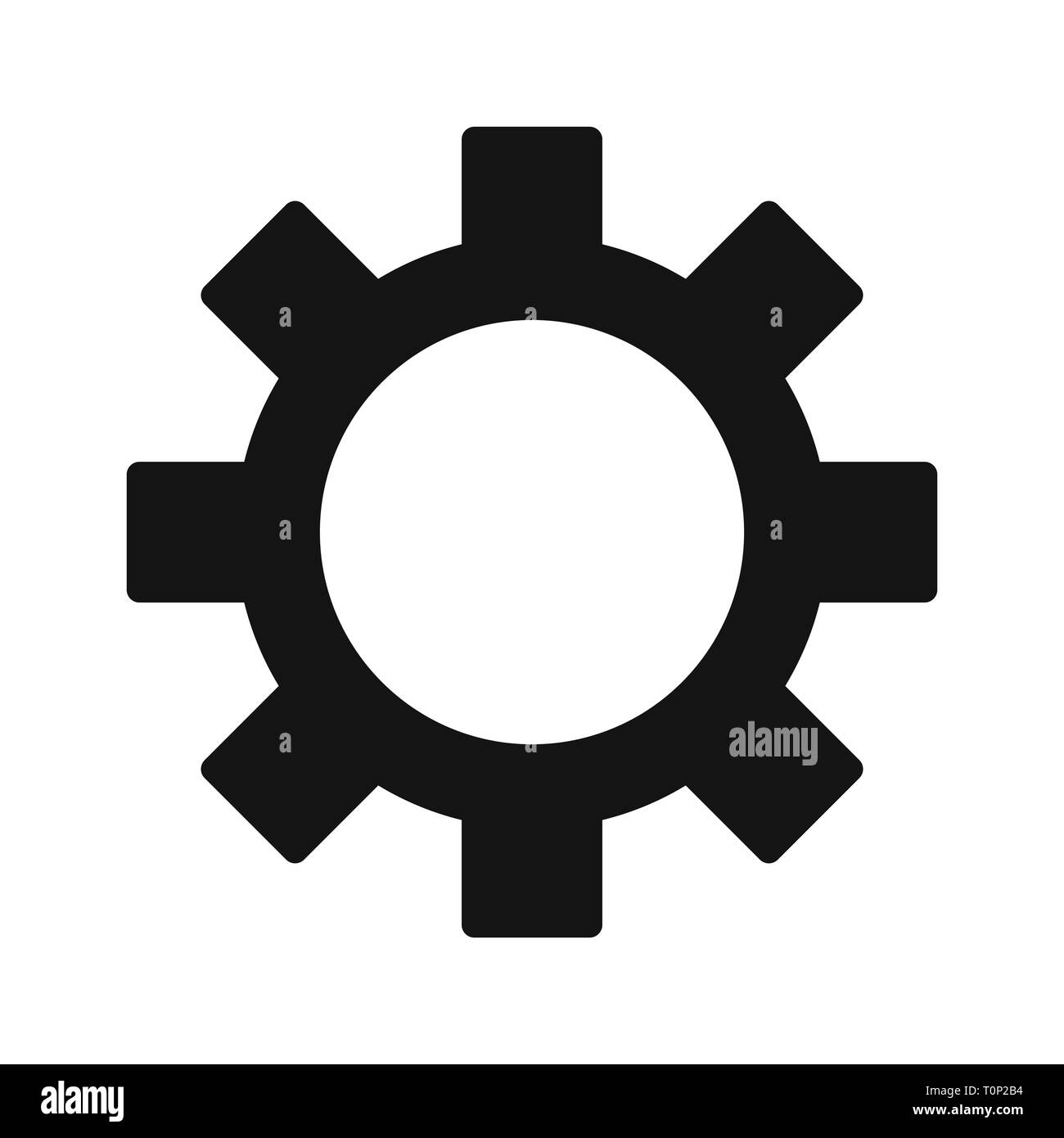 Illustration Settings Icon Stock Photo - Alamy