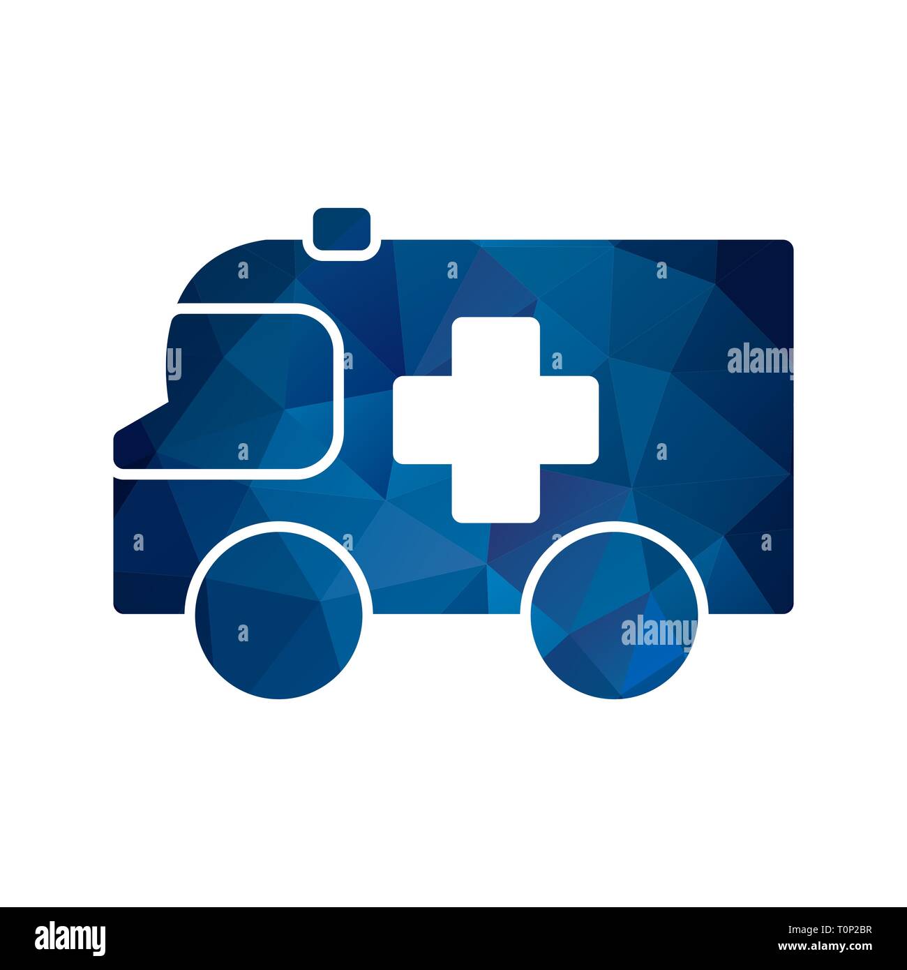 Illustration Ambulance Icon Stock Photo - Alamy
