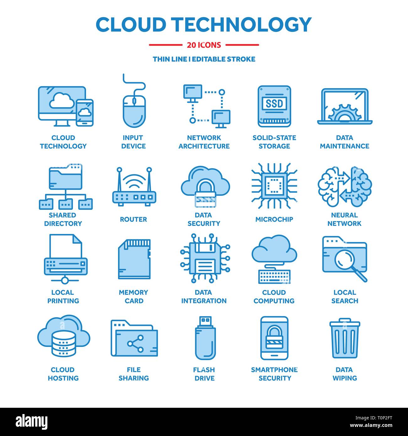 Cloud computing. Internet technology. Online services. Data, information security. Connection ...