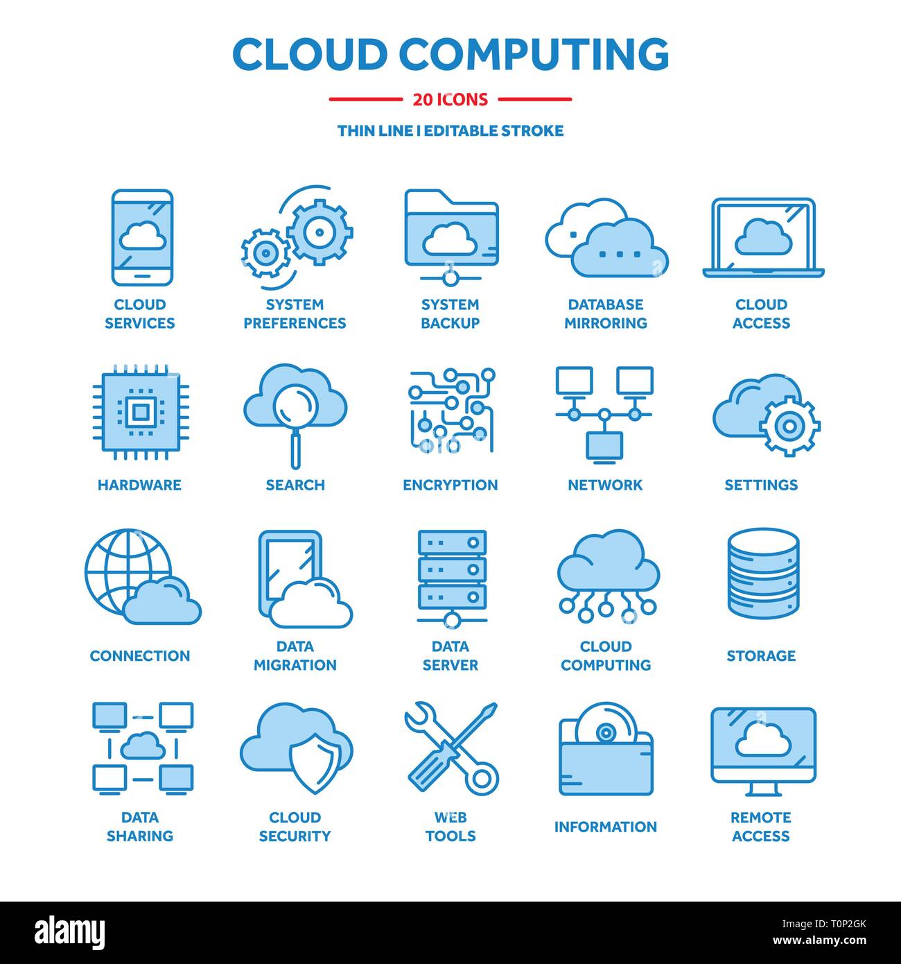 Cloud Computing Icon