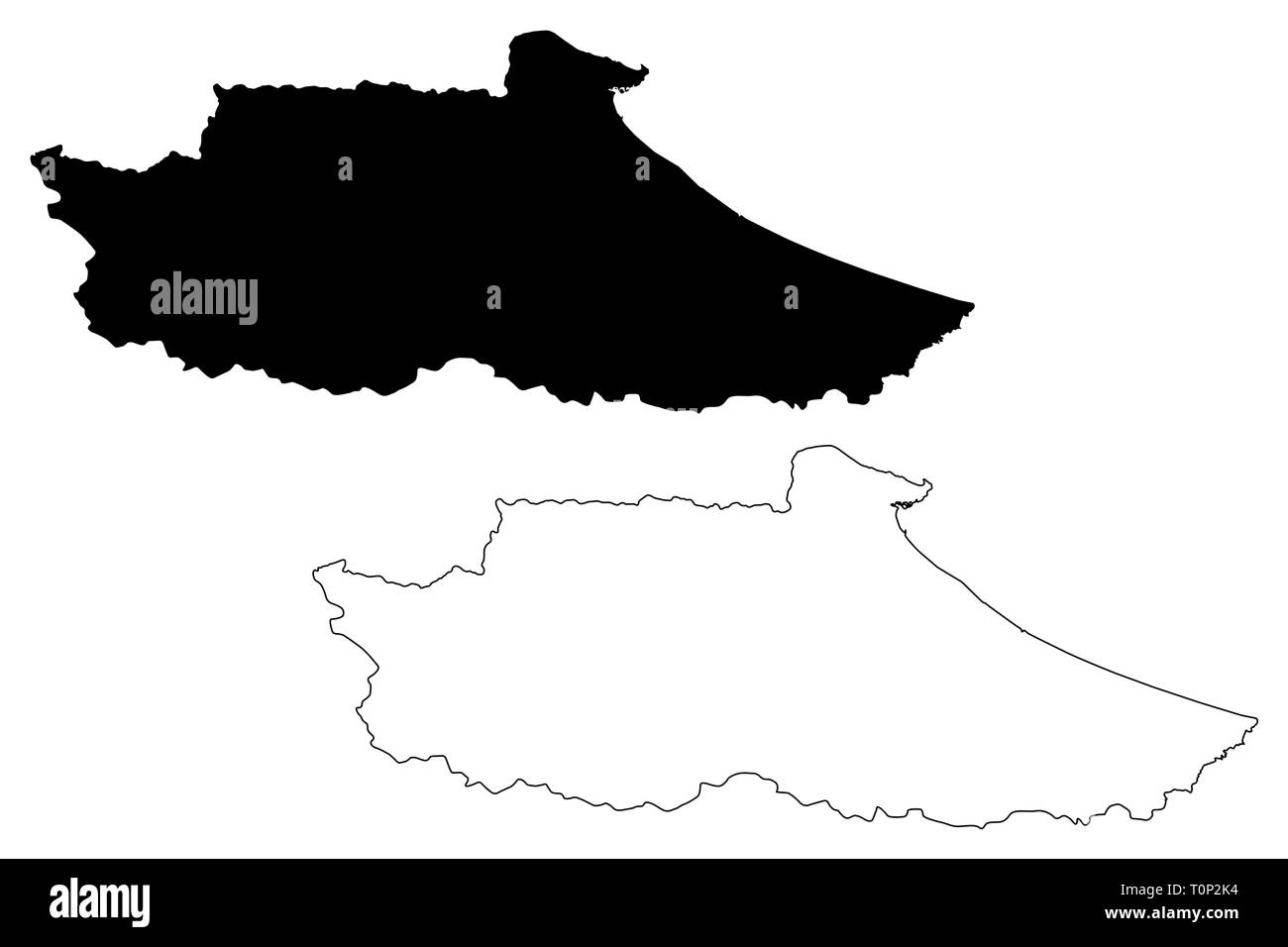 Miranda map hi-res stock photography and images - Alamy