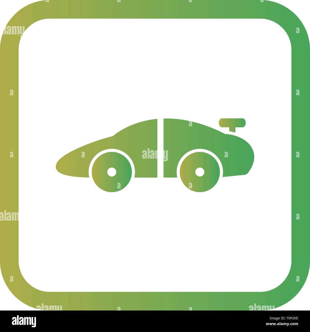 Illustration Sports Car Icon Stock Photo - Alamy