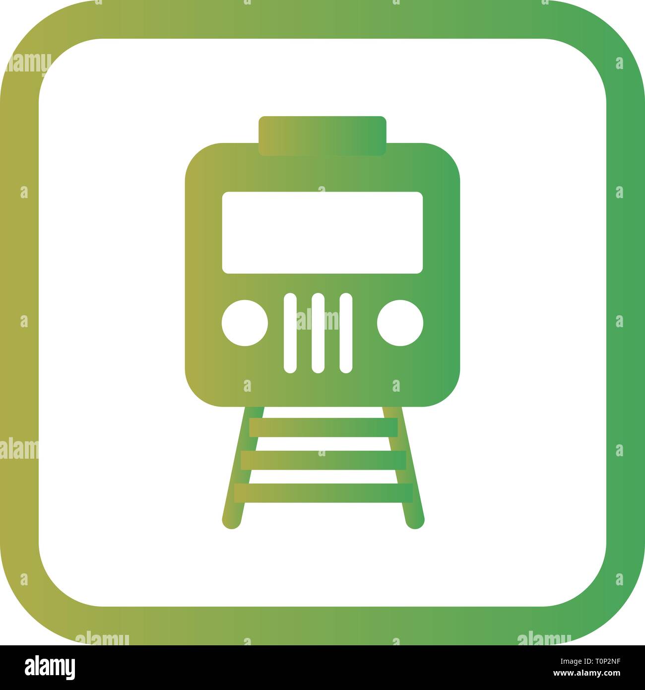 Illustration Train Icon Stock Photo - Alamy