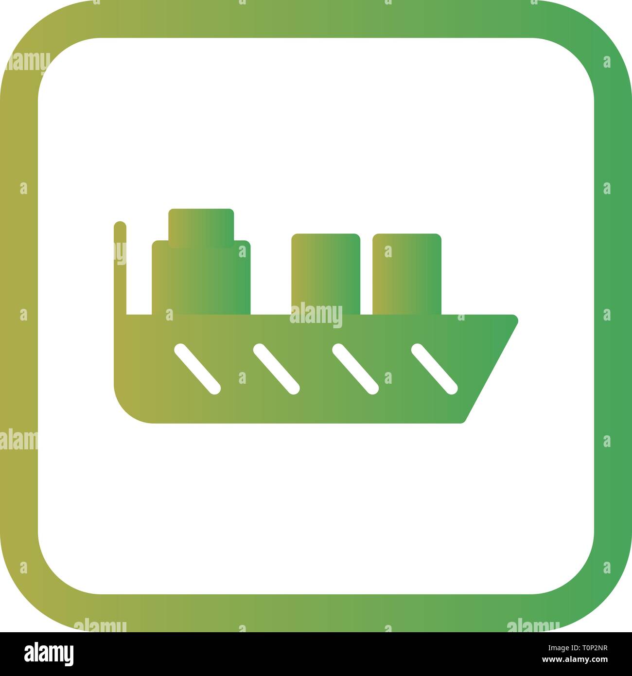 Illustration Ship Icon Stock Photo - Alamy