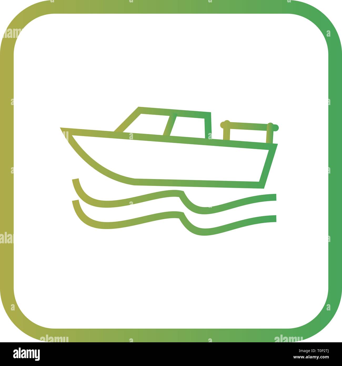 Illustration Boat Icon Stock Photo - Alamy