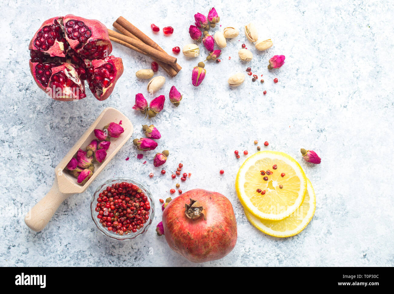 Arab ingredients for middle eastern food Stock Photo - Alamy