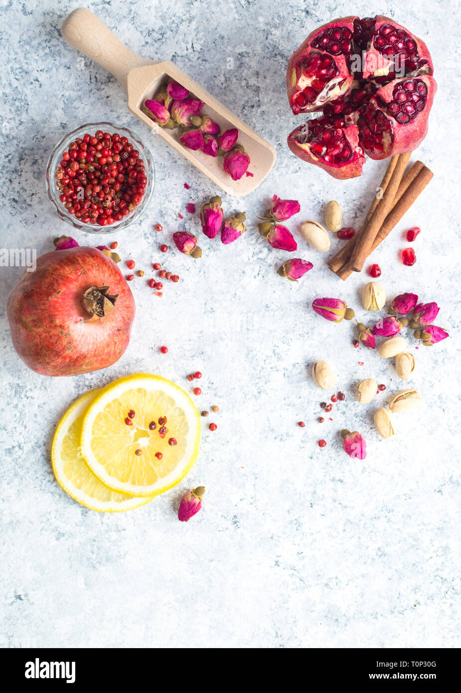 Arab ingredients for middle eastern food Stock Photo - Alamy