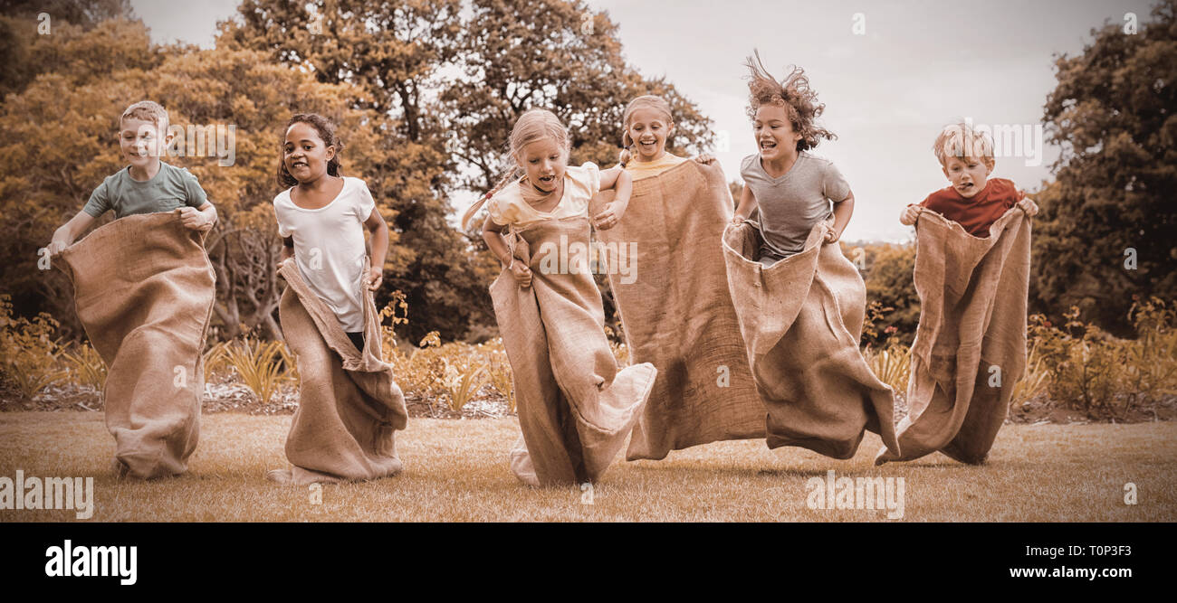 Sack race hi-res stock photography and images - Alamy