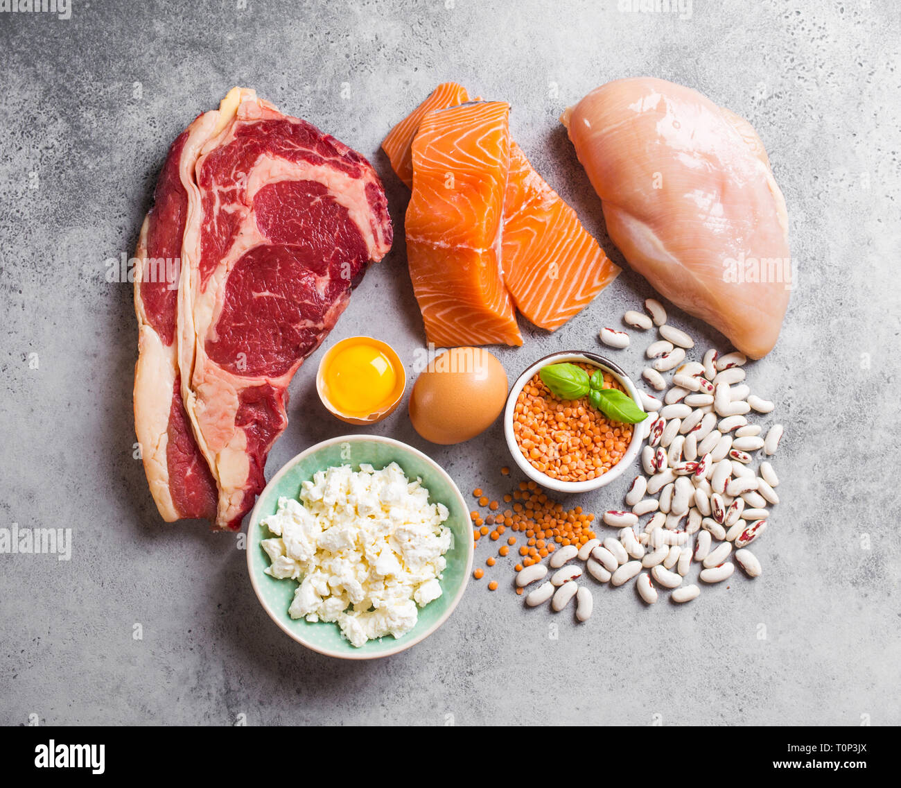 Sources of protein hi-res stock photography and images - Alamy