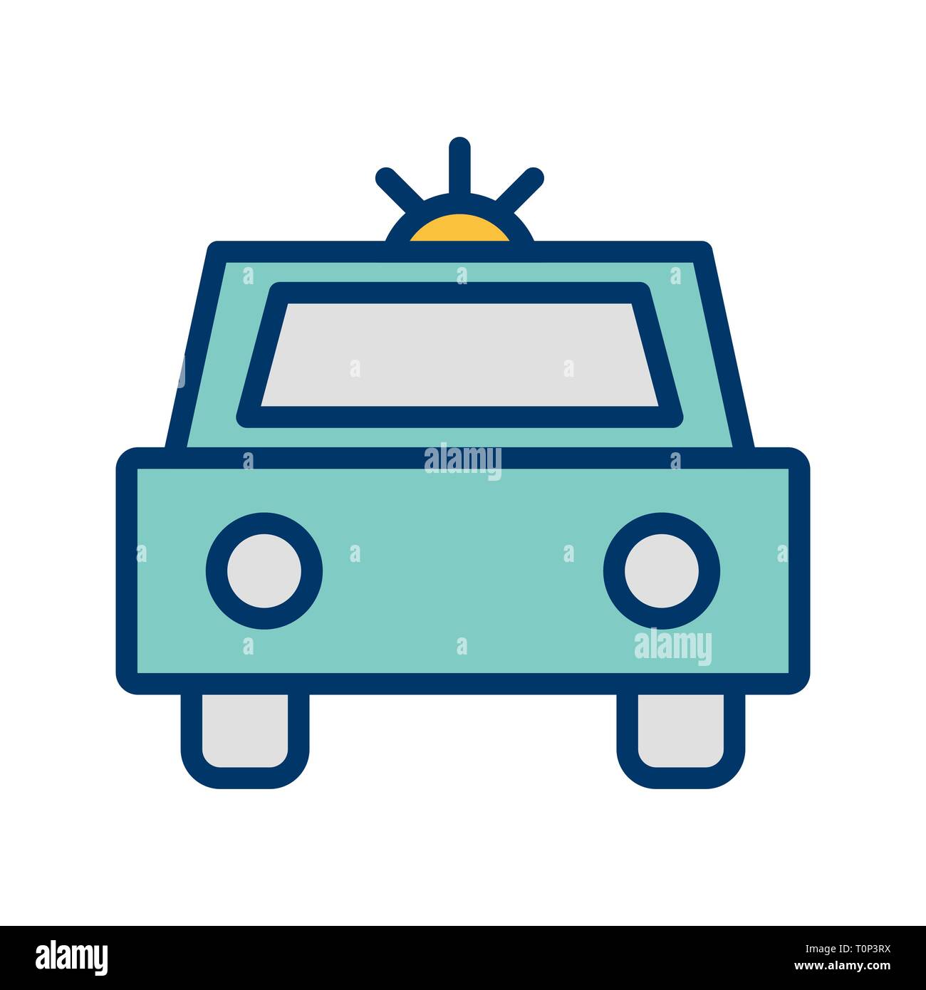 Policecar Icon High Resolution Stock Photography and Images - Alamy