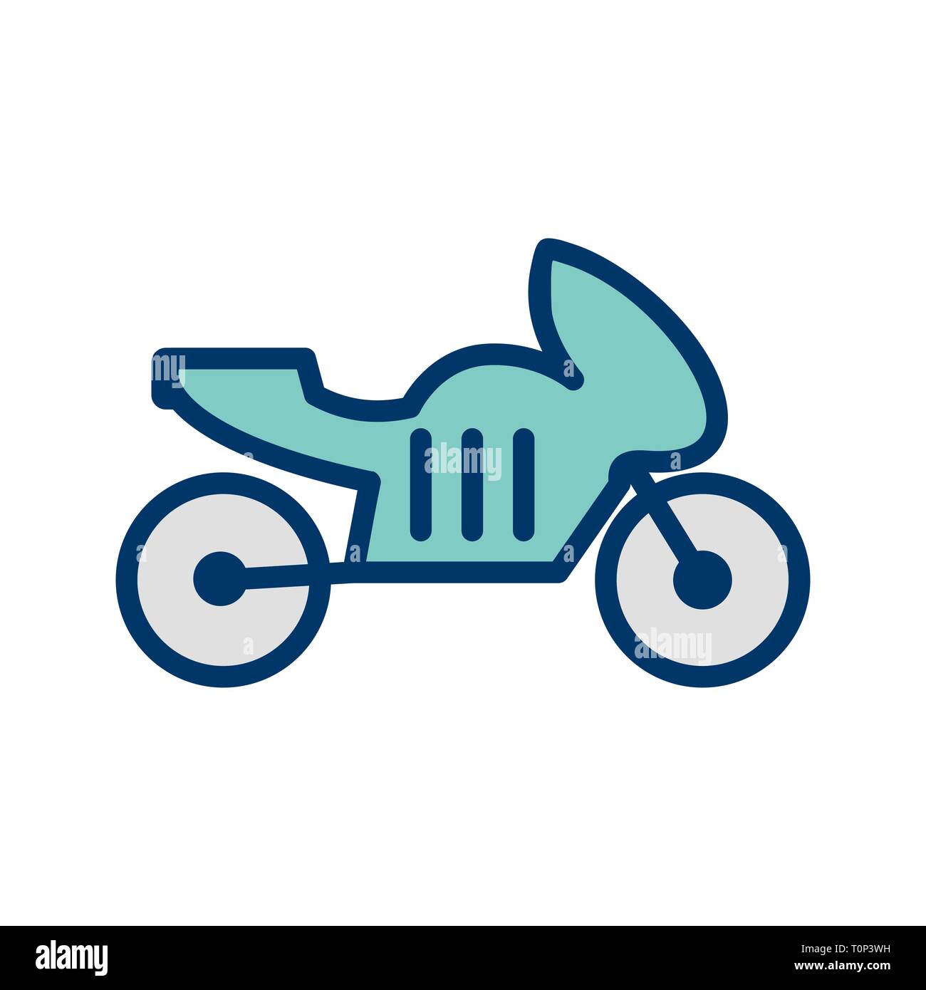 Illustration Bike Icon Stock Photo - Alamy