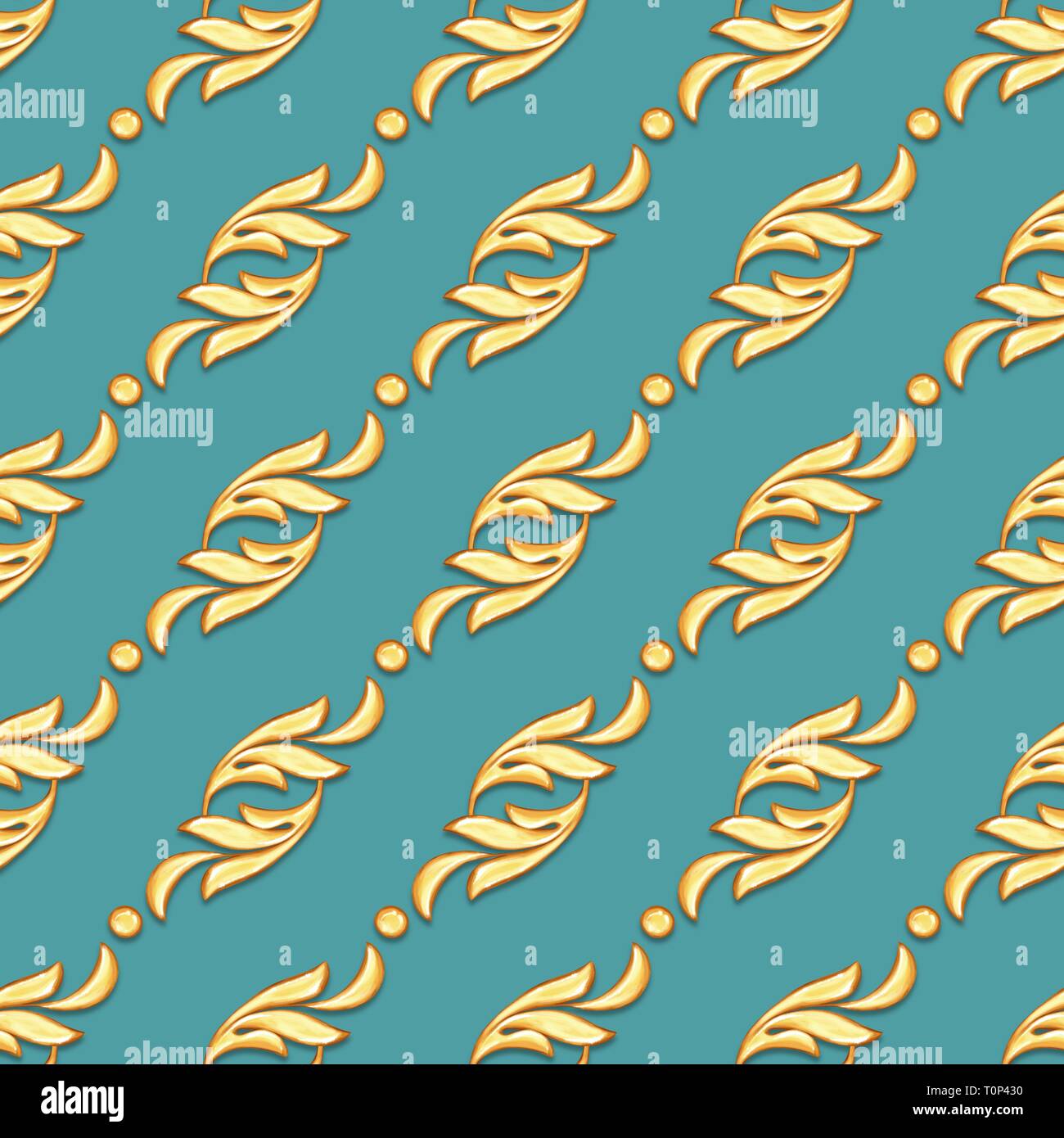 Seamless luxury pattern Stock Photo - Alamy