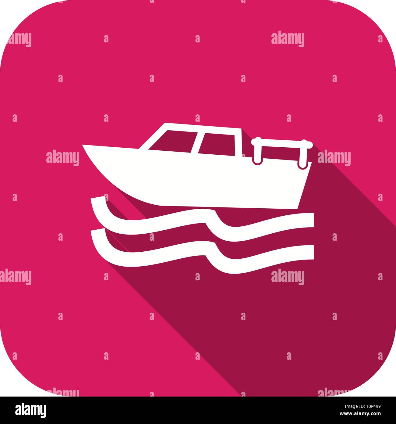 Illustration Boat Icon Stock Photo - Alamy
