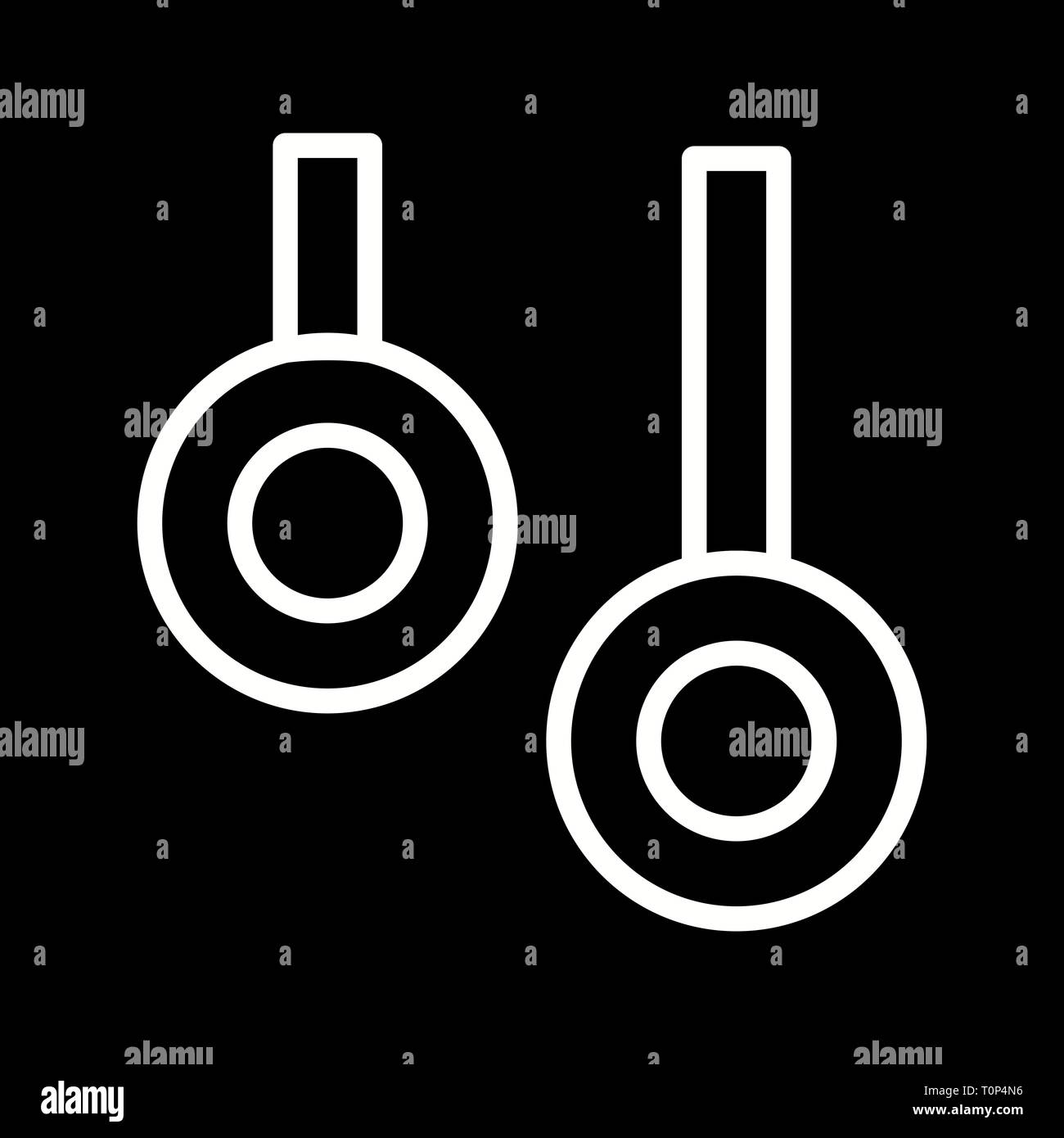 3 circle rings hi-res stock photography and images - Alamy