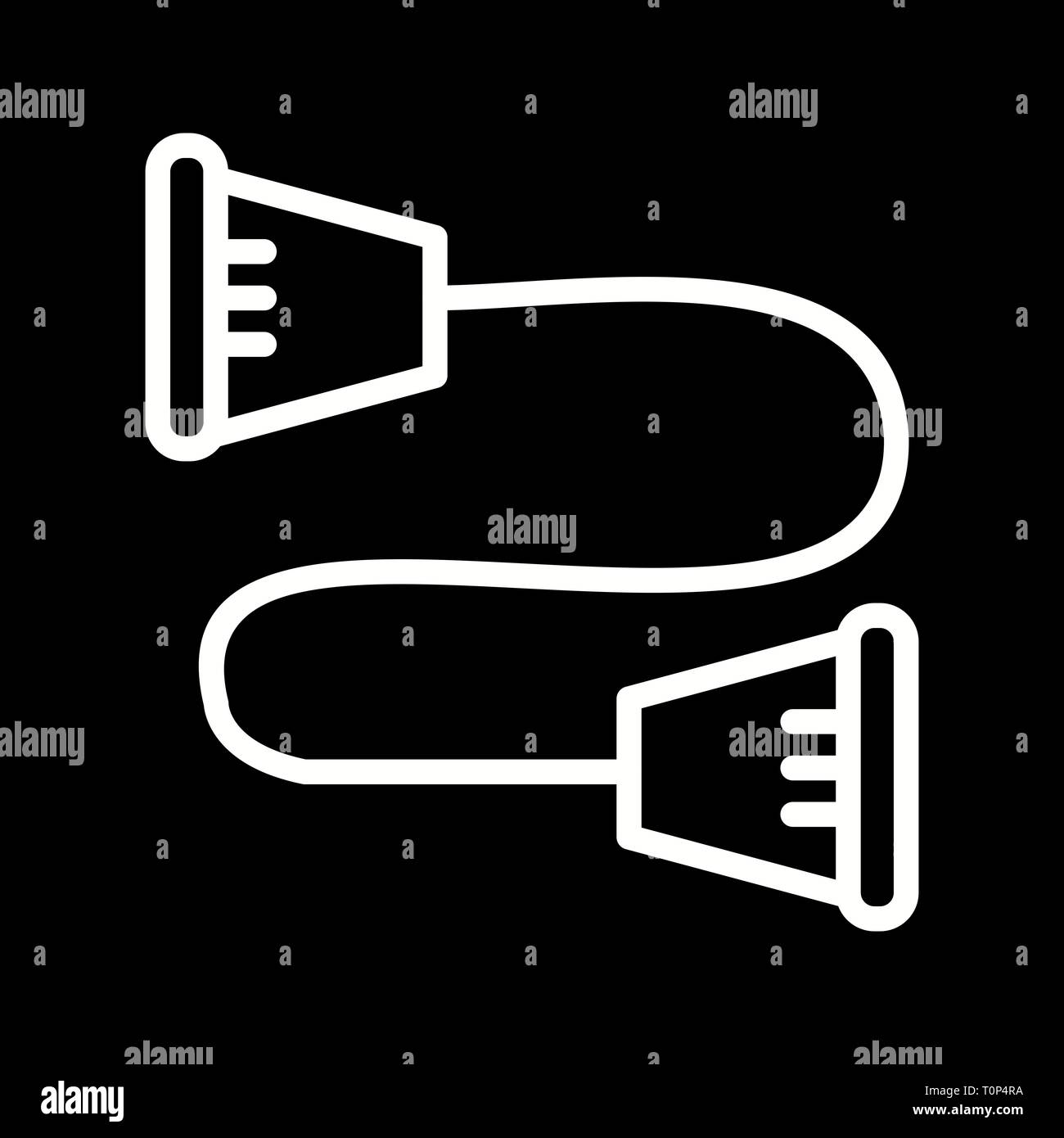 Illustration Strandpulling Icon Stock Photo - Alamy