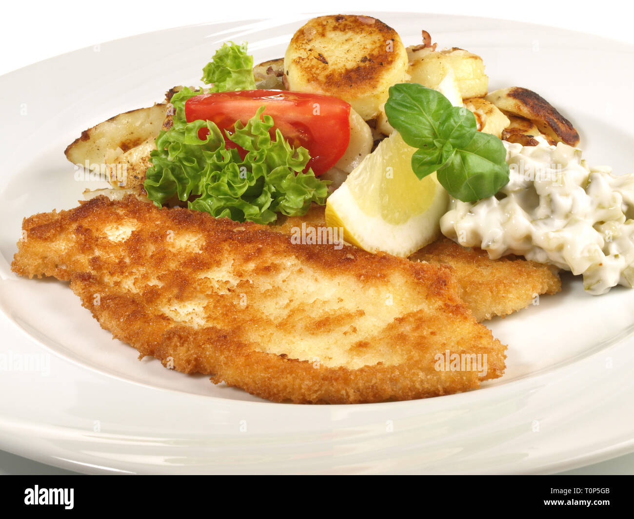 Cooked plaice fillet hi-res stock photography and images - Alamy