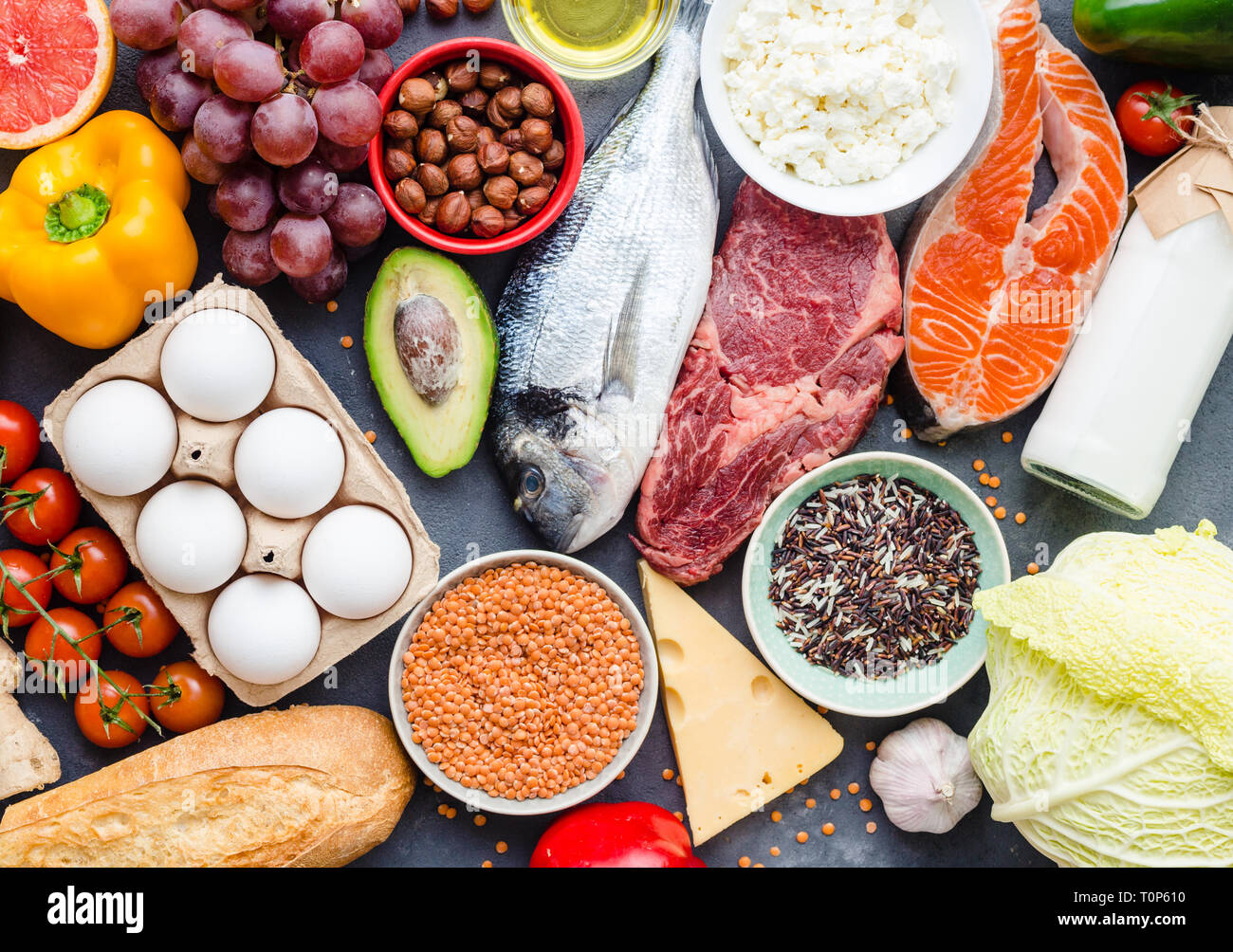 Healthy nutrition concept Stock Photo - Alamy