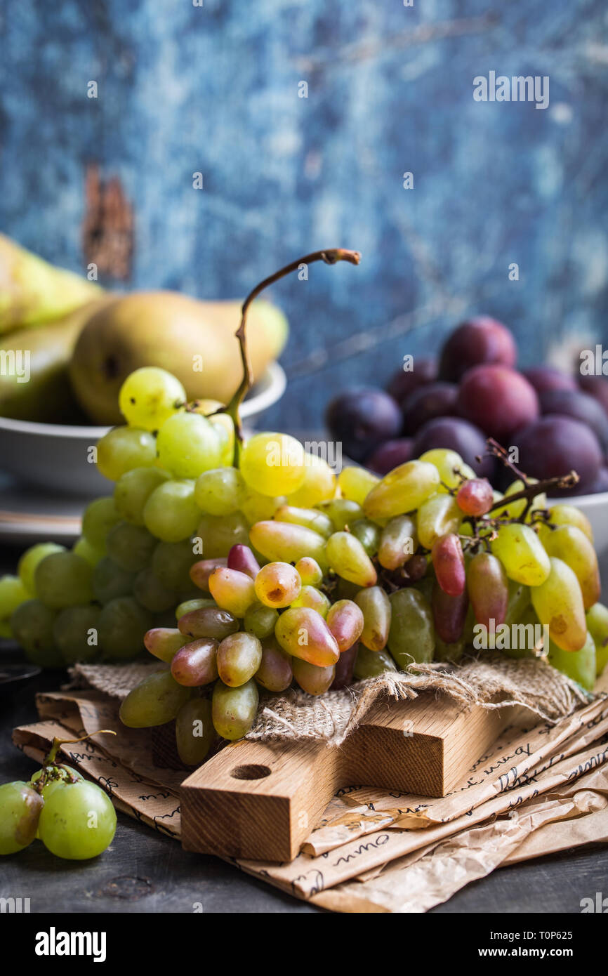 Fresh natural fruits Stock Photo - Alamy