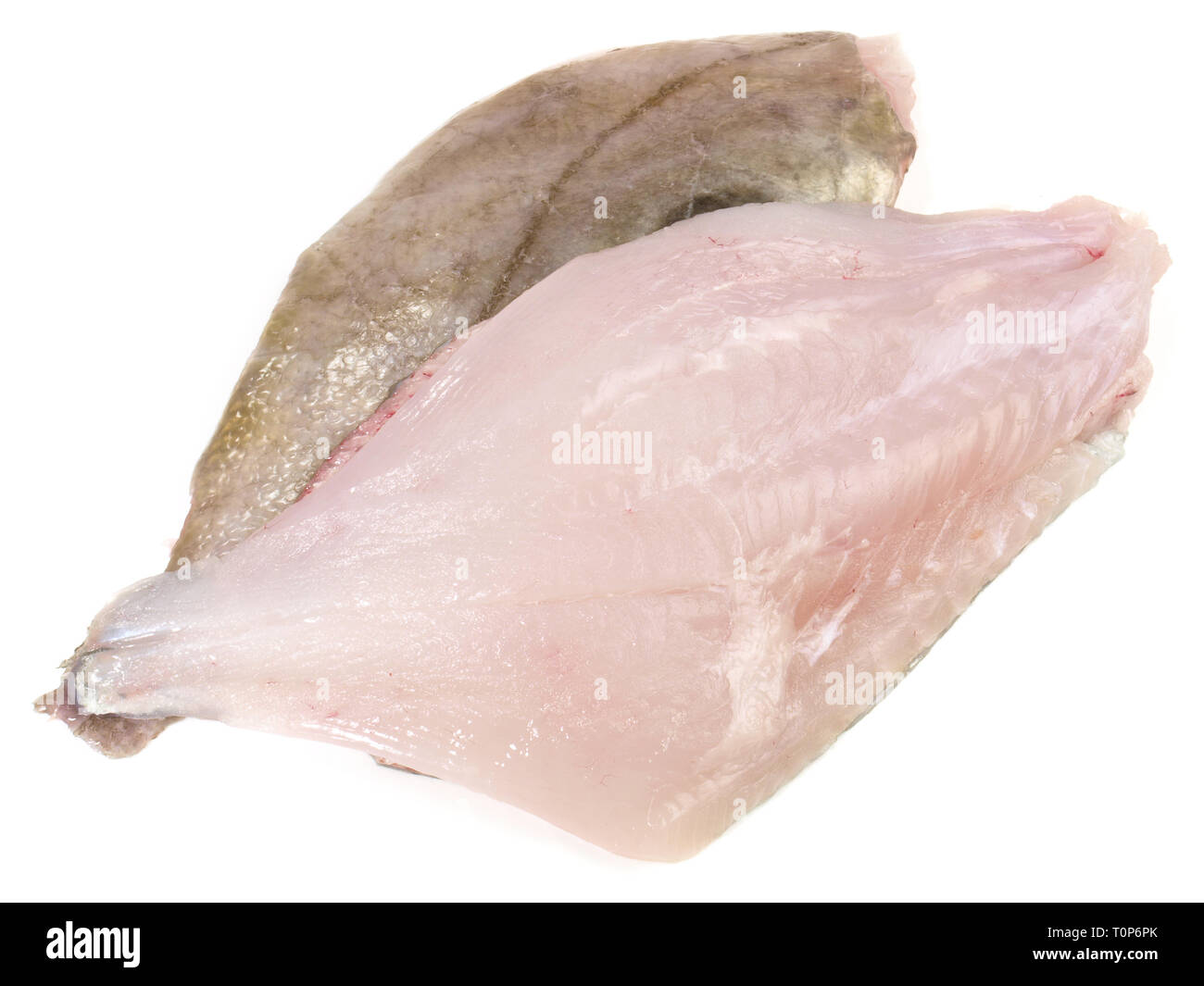 St. Pierre Fish Fillet raw on white Background Stock Photo - Alamy