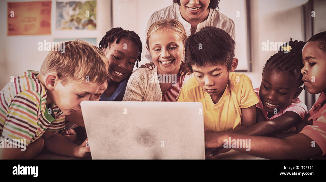 Happy teacher hi-res stock photography and images - Alamy