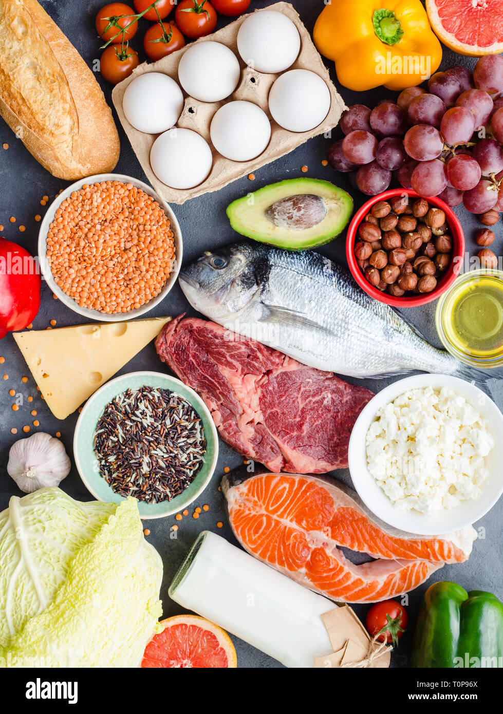 Healthy nutrition concept Stock Photo - Alamy