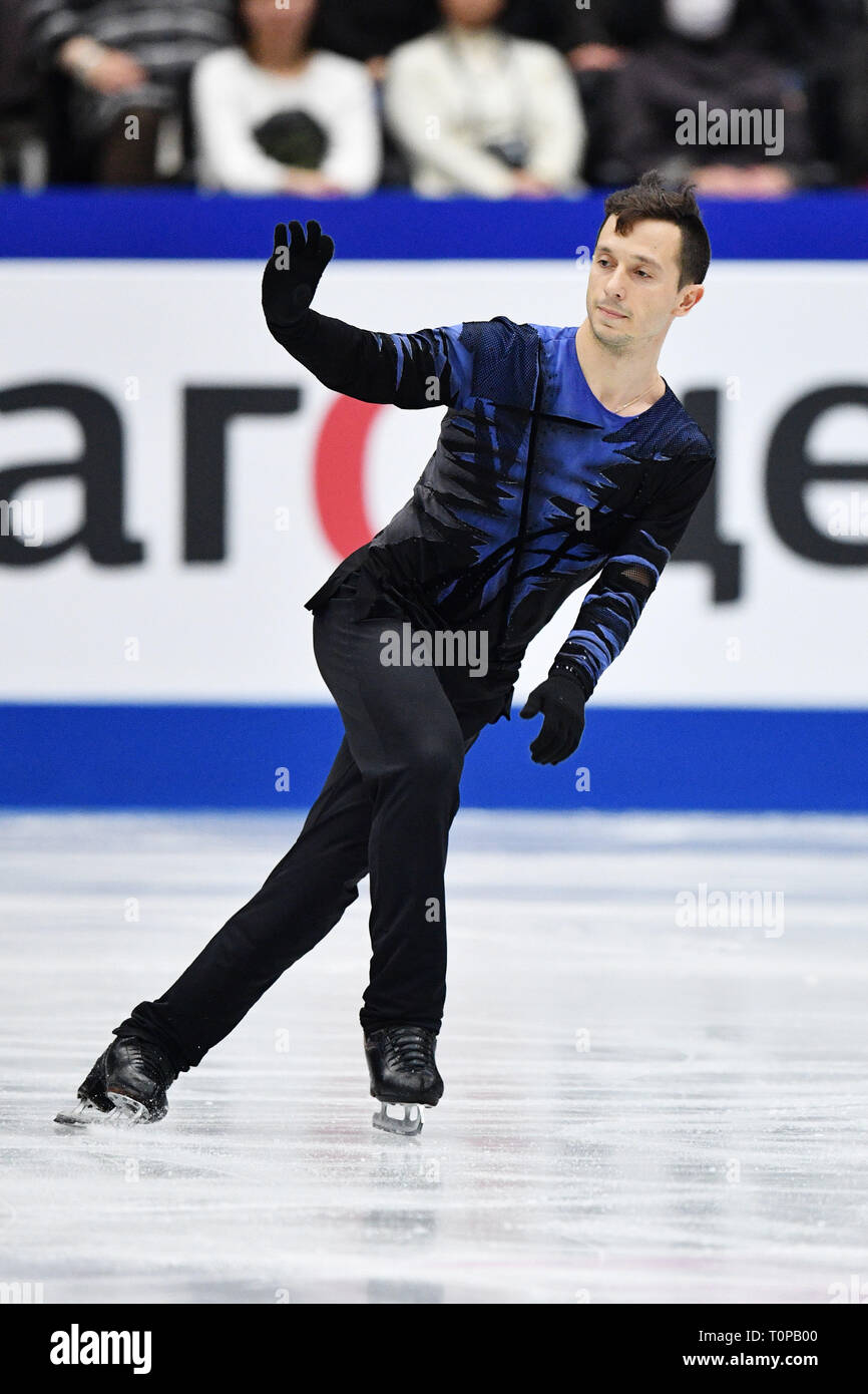 Saitama, Japan. 21st Mar, 2019. Alexei Bychenko (ISR) Figure Skating ...