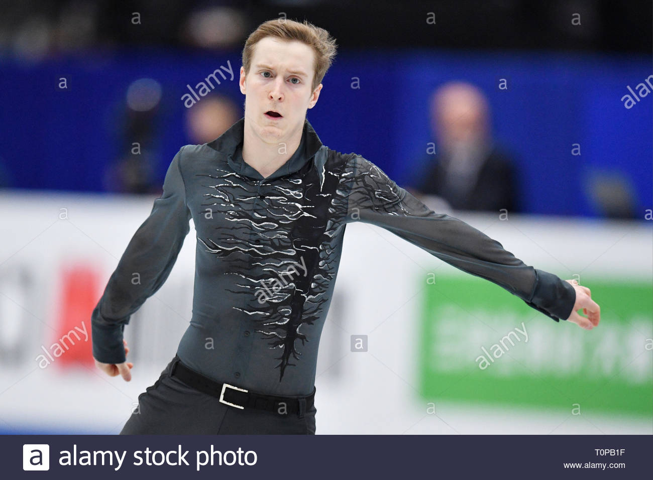 Saitama, Japan. 21st Mar, 2019. Alexander Samarin (RUS) Figure Skating ...