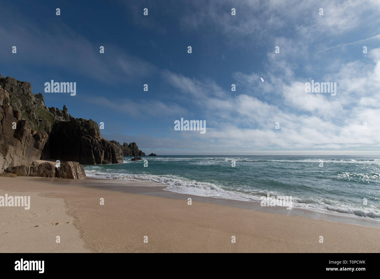 Treen, Cornwall, UK. 21st Mar, 2019. UK Weather. There was a carribean ...