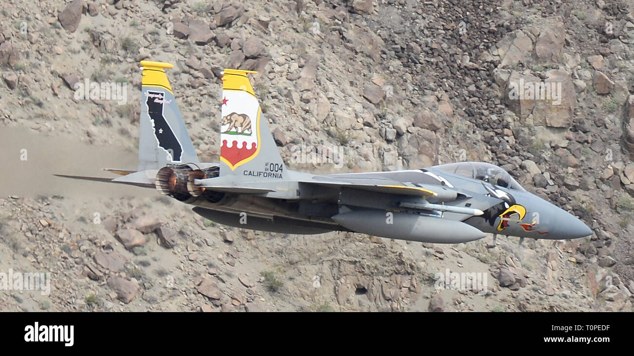 A newly painted, California ''Livery'' Air National Guard F-15E strike ...