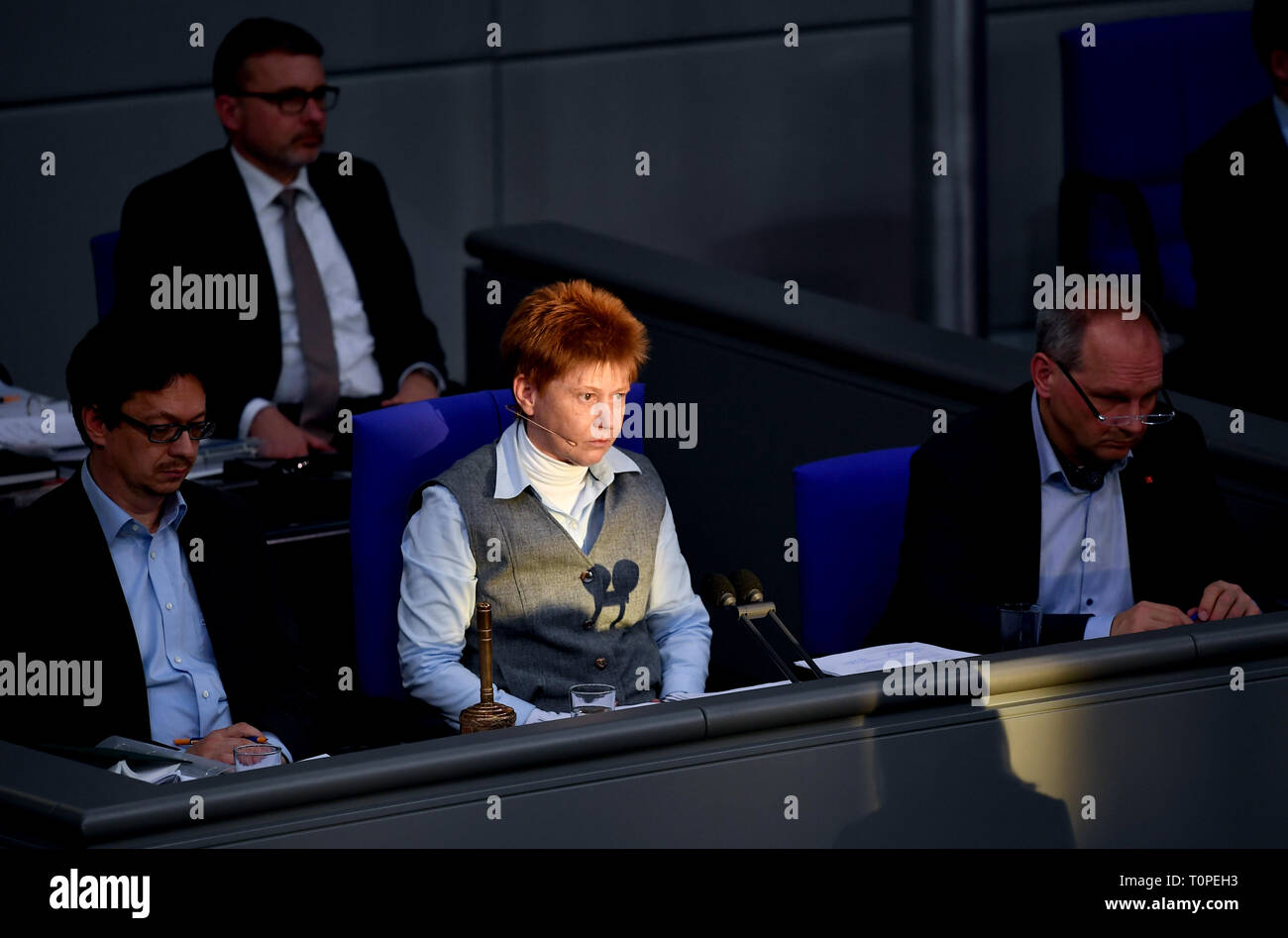 Berlin, Germany. 21st Mar, 2019. Petra Pau, Vice-President of the ...