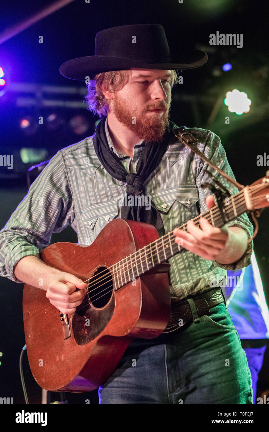 Milan, Italy. 20th Mar, 2019. The Canadian singer/songwriter COLTER ...