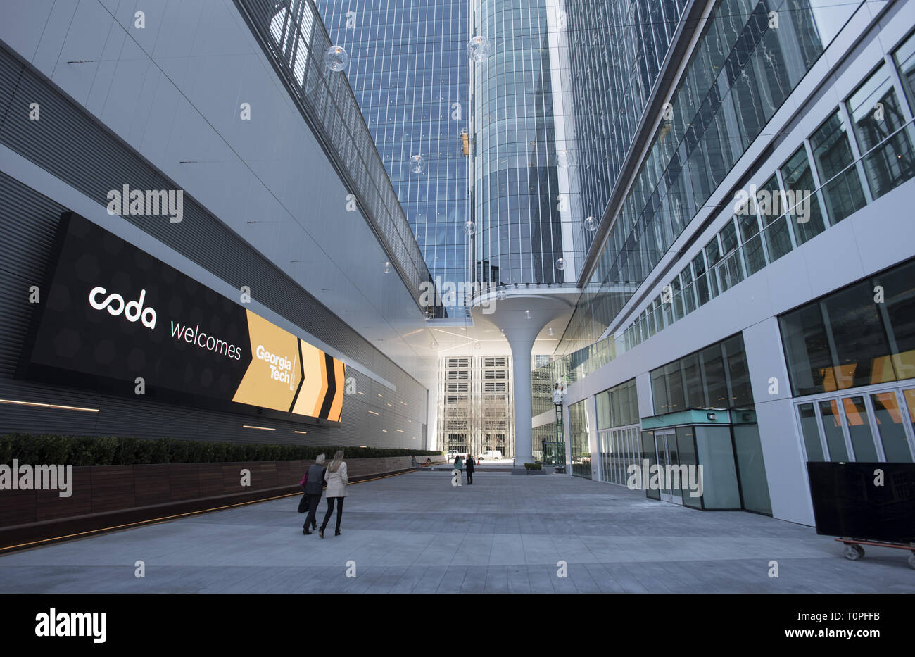 Atlanta, GA, USA. 21st Mar, 2019. Atlanta's new CODA building ...