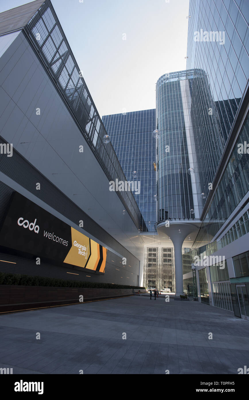 Atlanta, GA, USA. 21st Mar, 2019. Atlanta's new CODA building ...