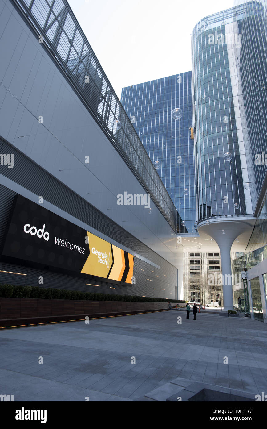 Atlanta, GA, USA. 21st Mar, 2019. Atlanta's new CODA building ...