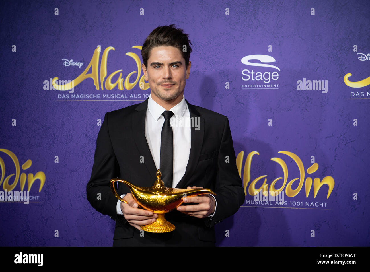 Stuttgart, Germany. 21st Mar, 2019. Dominik Bruntner, Mister Germany ...