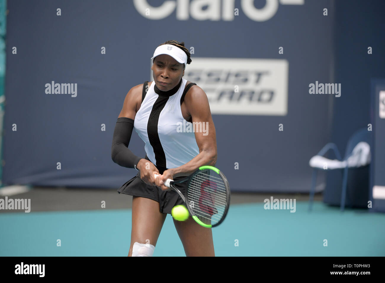 Miami Gardens, Florida, USA. 21st Mar, 2019. Venus Williams of USA ...