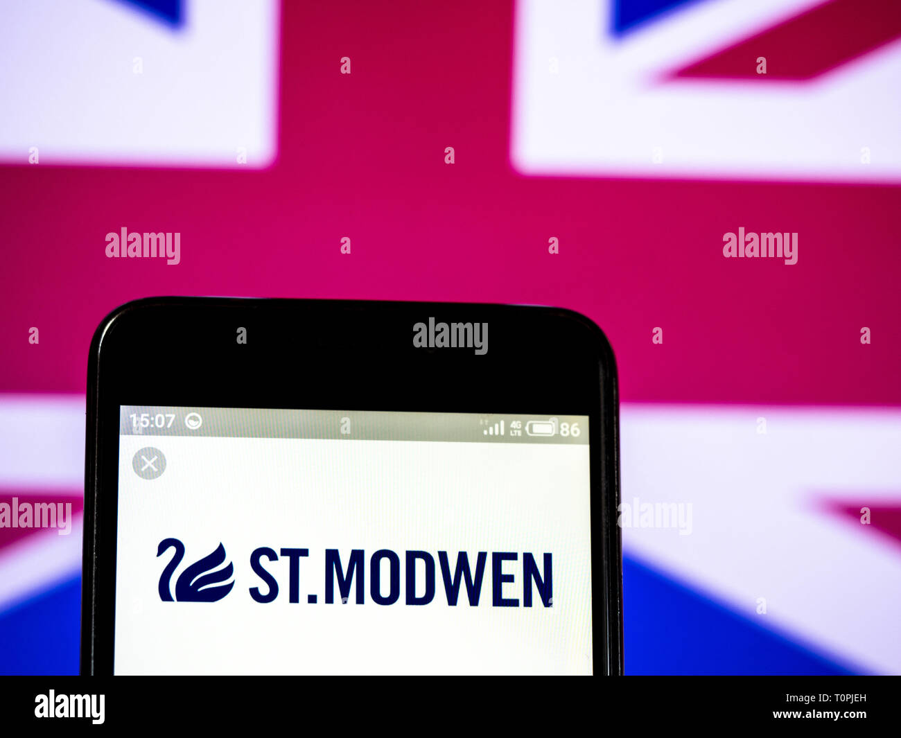Ukraine. 21st Mar, 2019. In this photo illustration St. Modwen ...