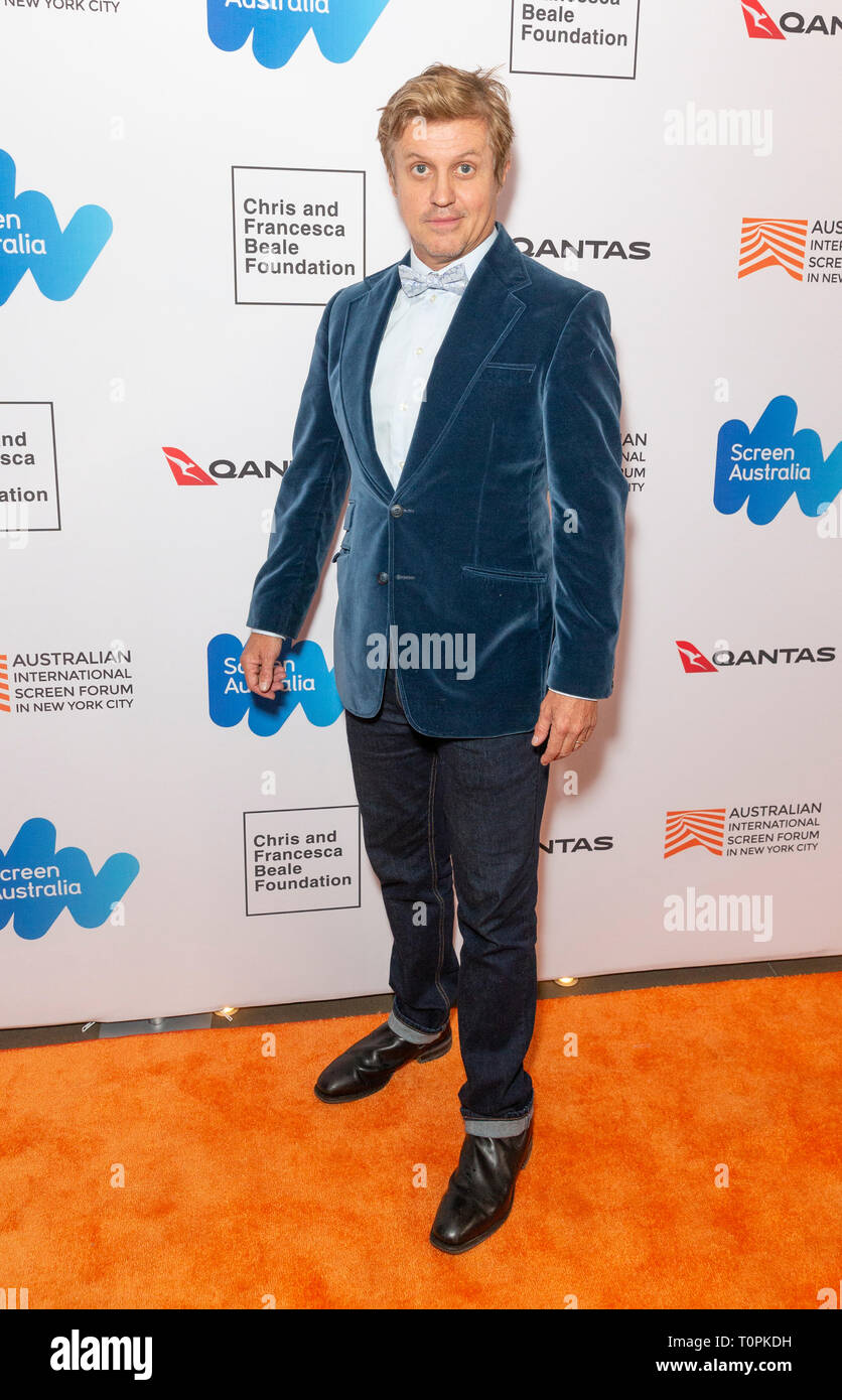 New York, NY - March 21, 2019: Dan Wylie attends 25th anniversary ...