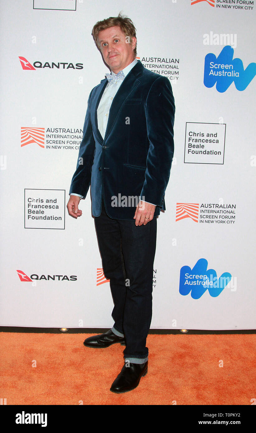 New York, NY, USA. 21st Mar, 2019. Dan Wyllie at the Australian ...