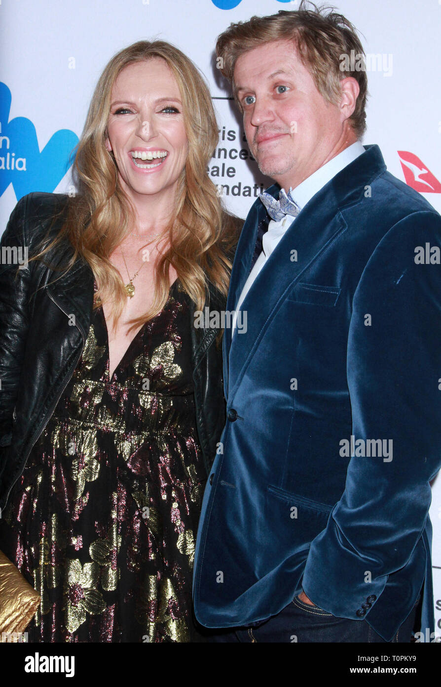 New York, NY, USA. 21st Mar, 2019. Toni Collette, Dan Wyllie at the ...