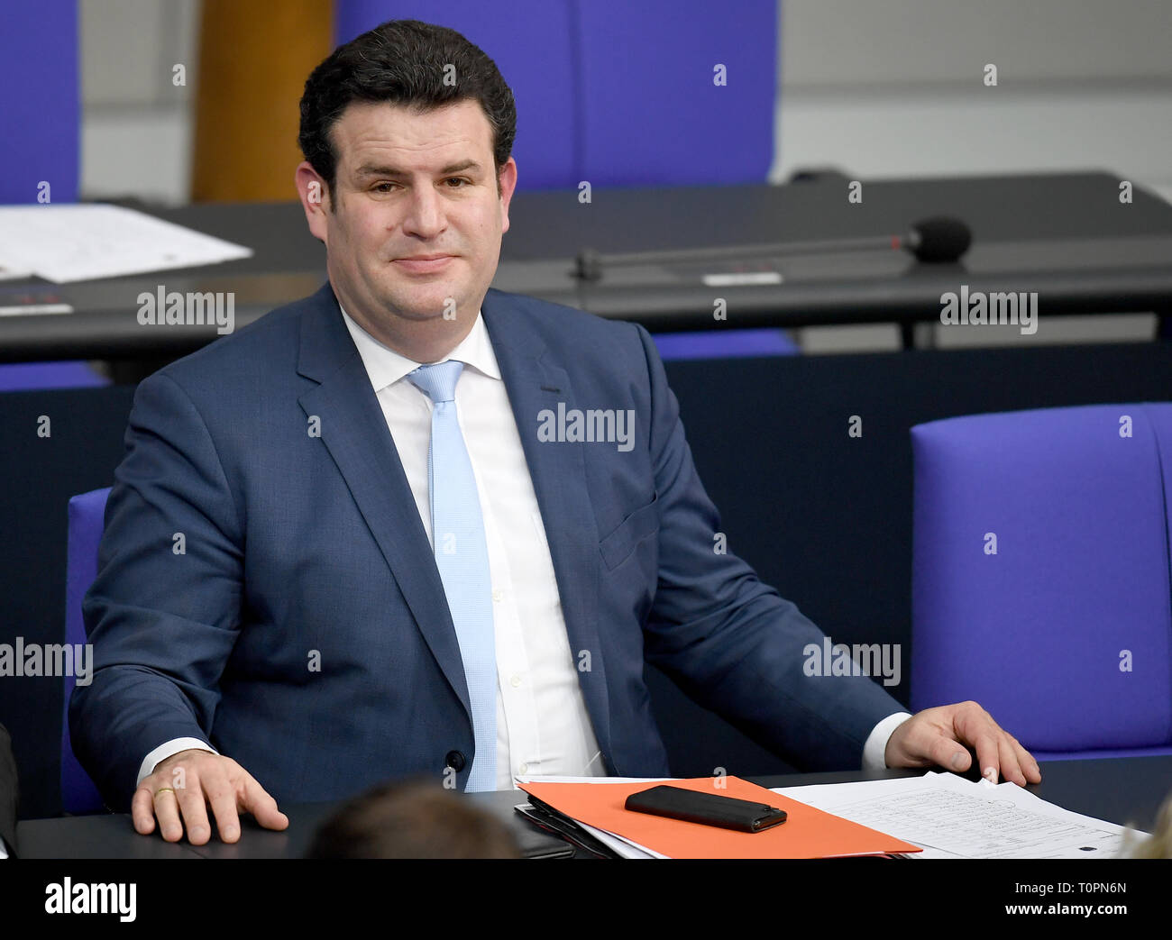 Berlin, Germany. 21st Mar, 2019. Hubertus Heil (SPD), Federal Minister ...