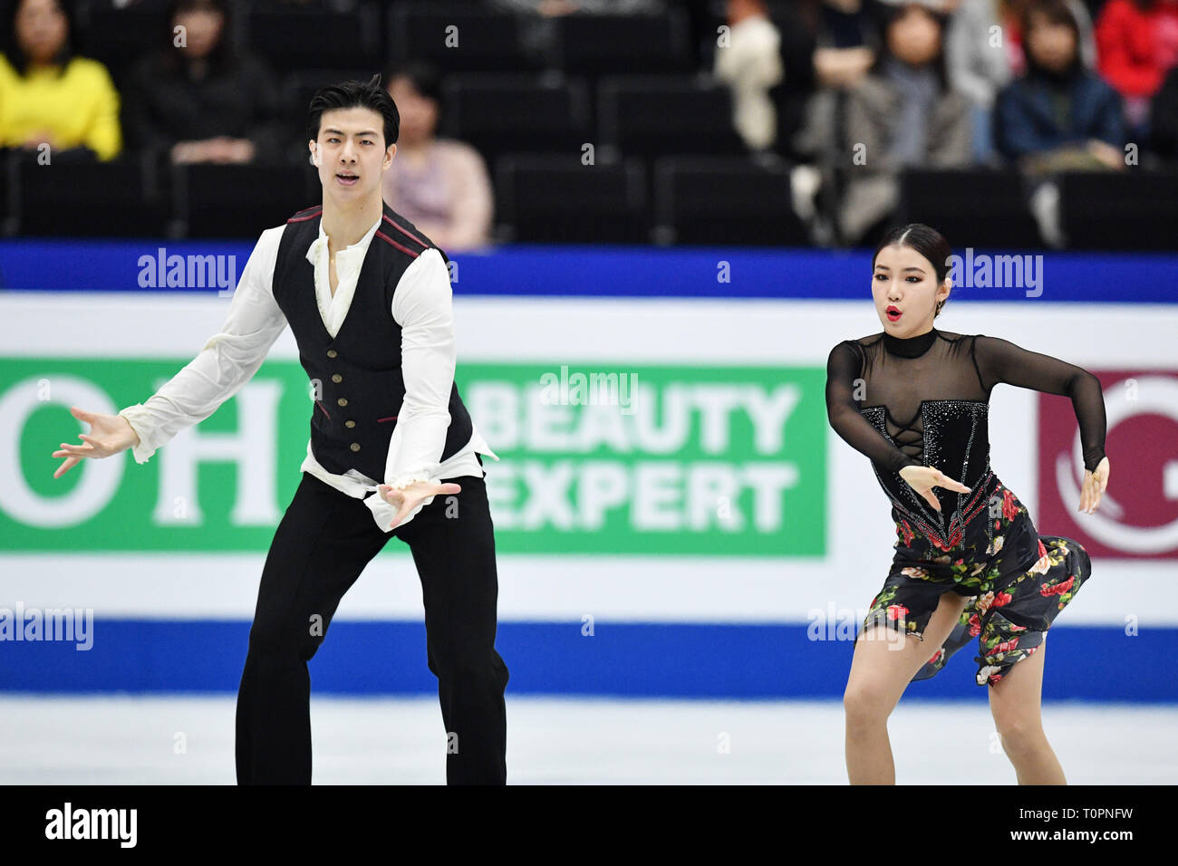 Saitama, Japan. Credit: MATSUO. 22nd Mar, 2019. Shiyue Wang & Xinyu Liu (CHN) Figure Skating ...