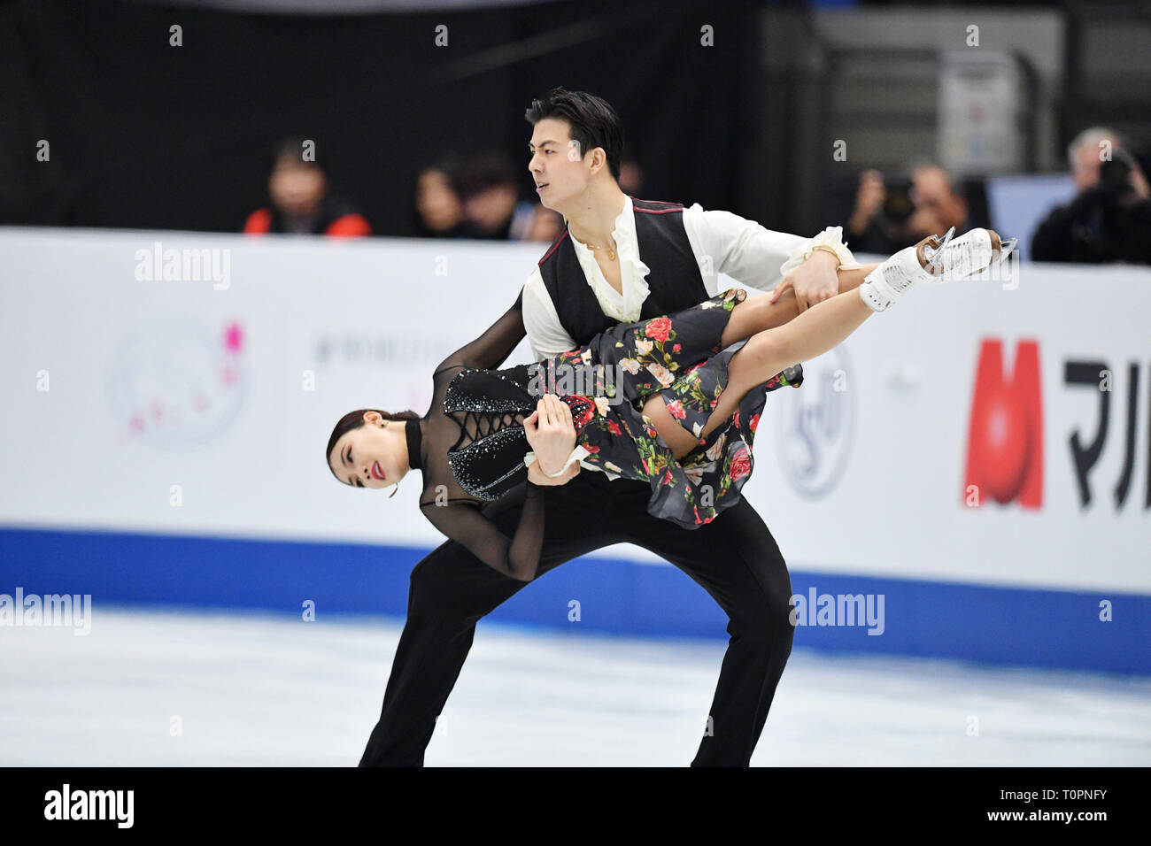 Saitama, Japan. Credit: MATSUO. 22nd Mar, 2019. Shiyue Wang & Xinyu Liu (CHN) Figure Skating ...