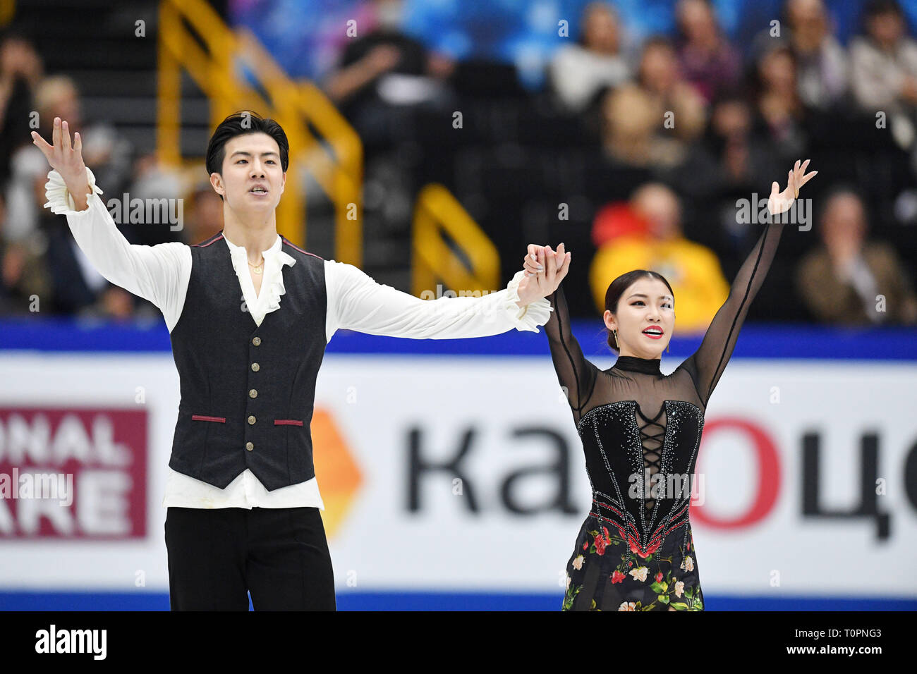 Saitama, Japan. Credit: MATSUO. 22nd Mar, 2019. Shiyue Wang & Xinyu Liu (CHN) Figure Skating ...