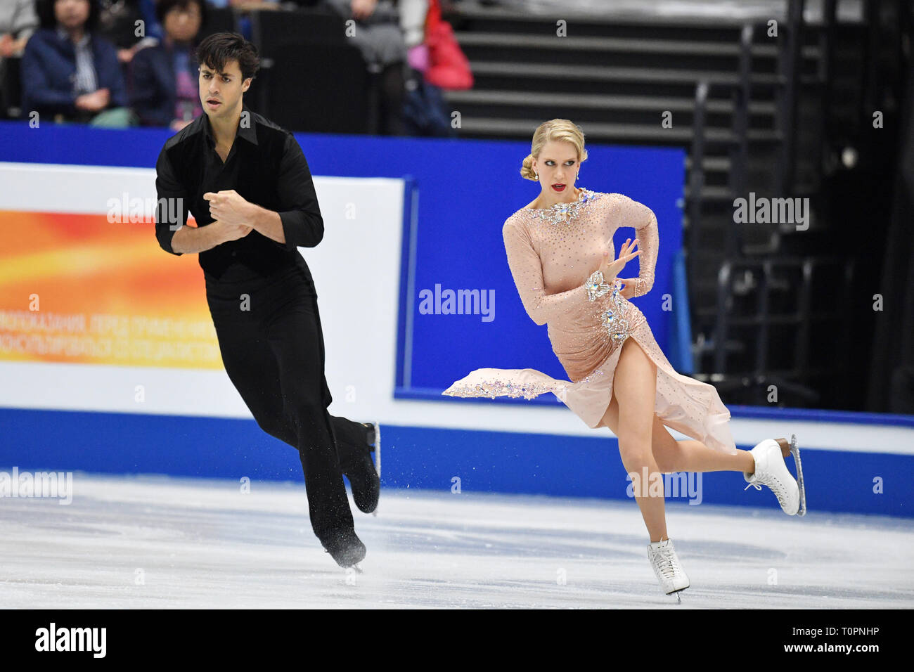 Saitama, Japan. Credit: MATSUO. 22nd Mar, 2019. Kaitlyn Weaver & Andrew Poje (CAN) Figure ...