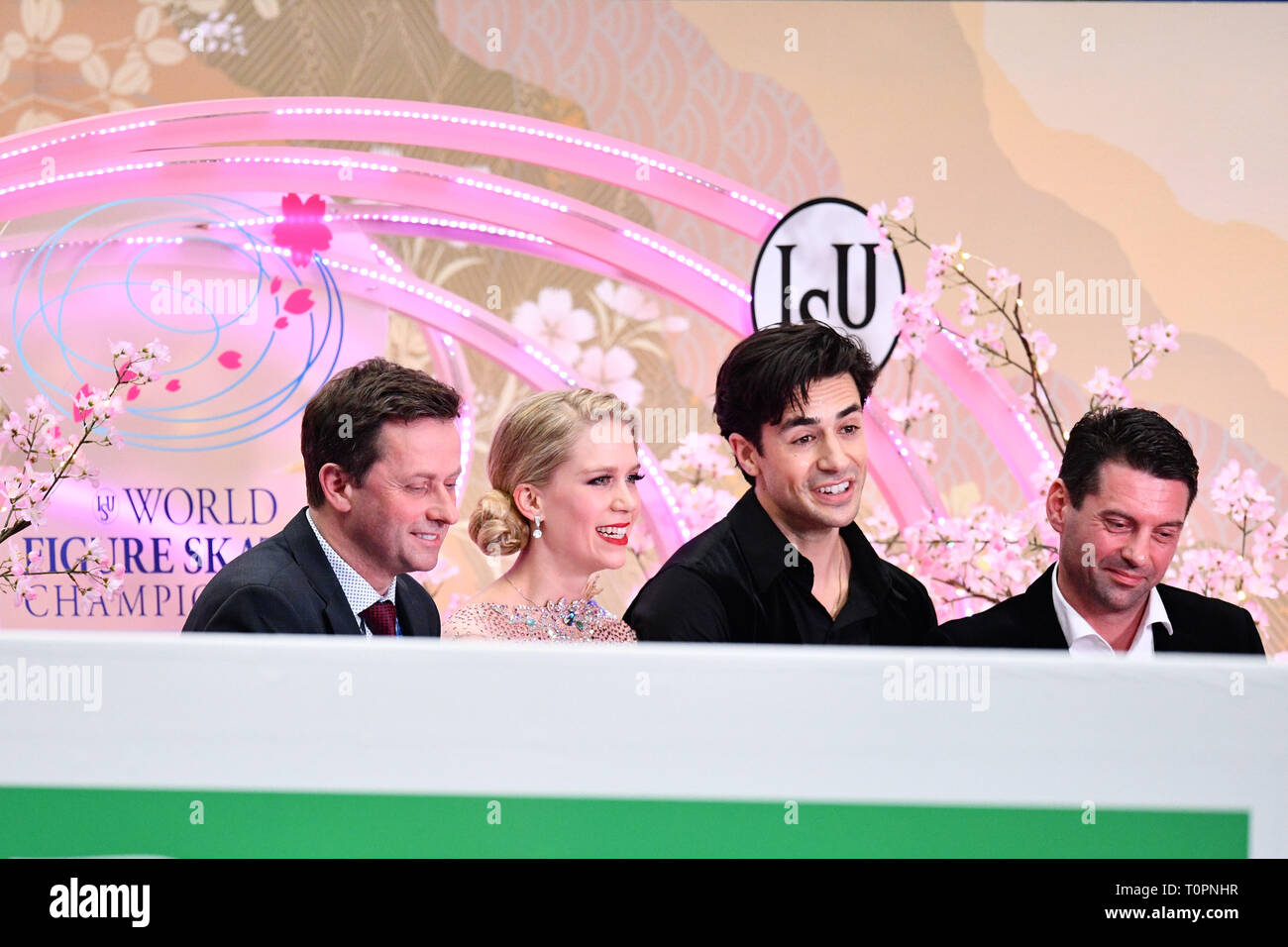 Saitama, Japan. Credit: MATSUO. 22nd Mar, 2019. Kaitlyn Weaver & Andrew Poje (CAN) Figure ...