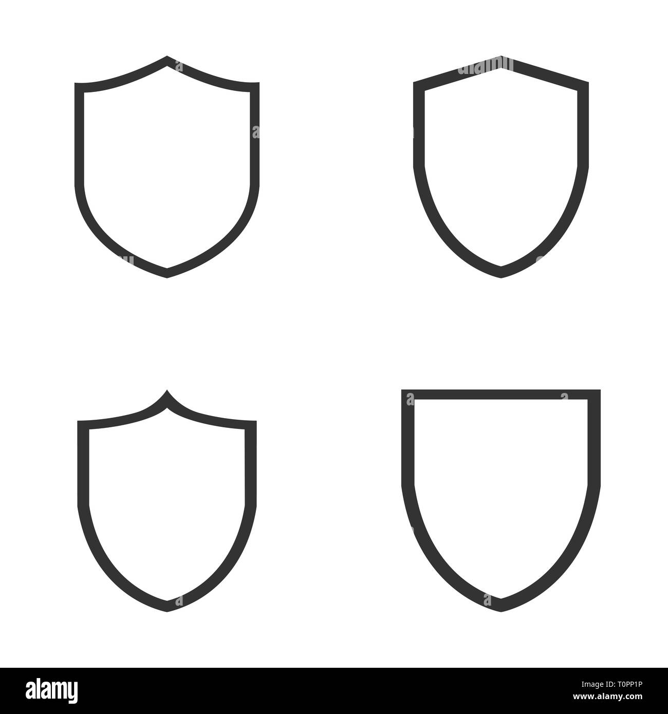 Shield icon. Protection sign. Vector illustration flat Stock Vector ...
