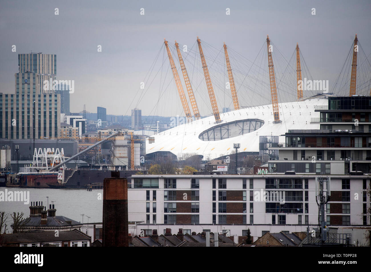 General view o2 greenwich hi-res stock photography and images - Alamy