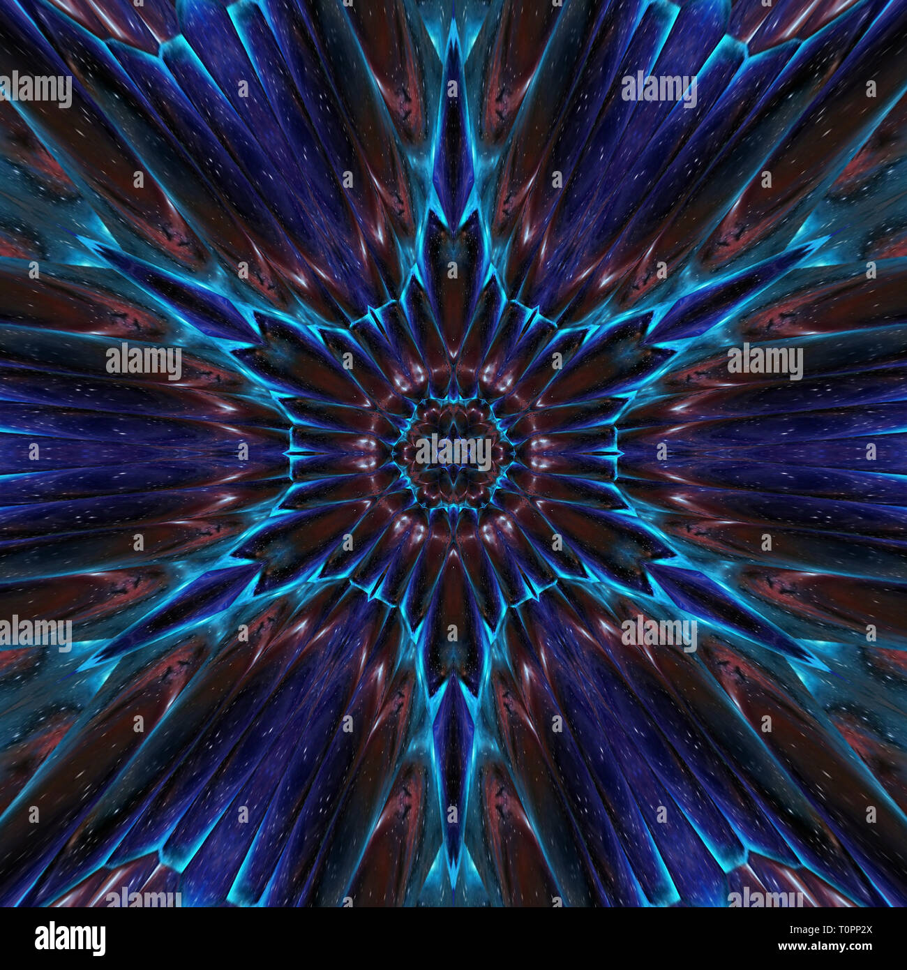 Abstract background with cosmic motifs. Surreal fractal style. Graphic ...